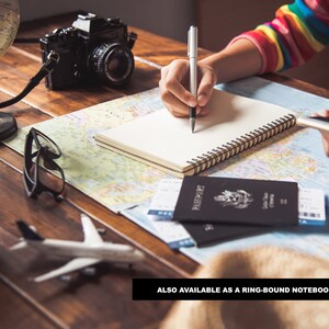 Italy Notebook - A5 or A4 - Map Notebook - Hardcover Journal ...