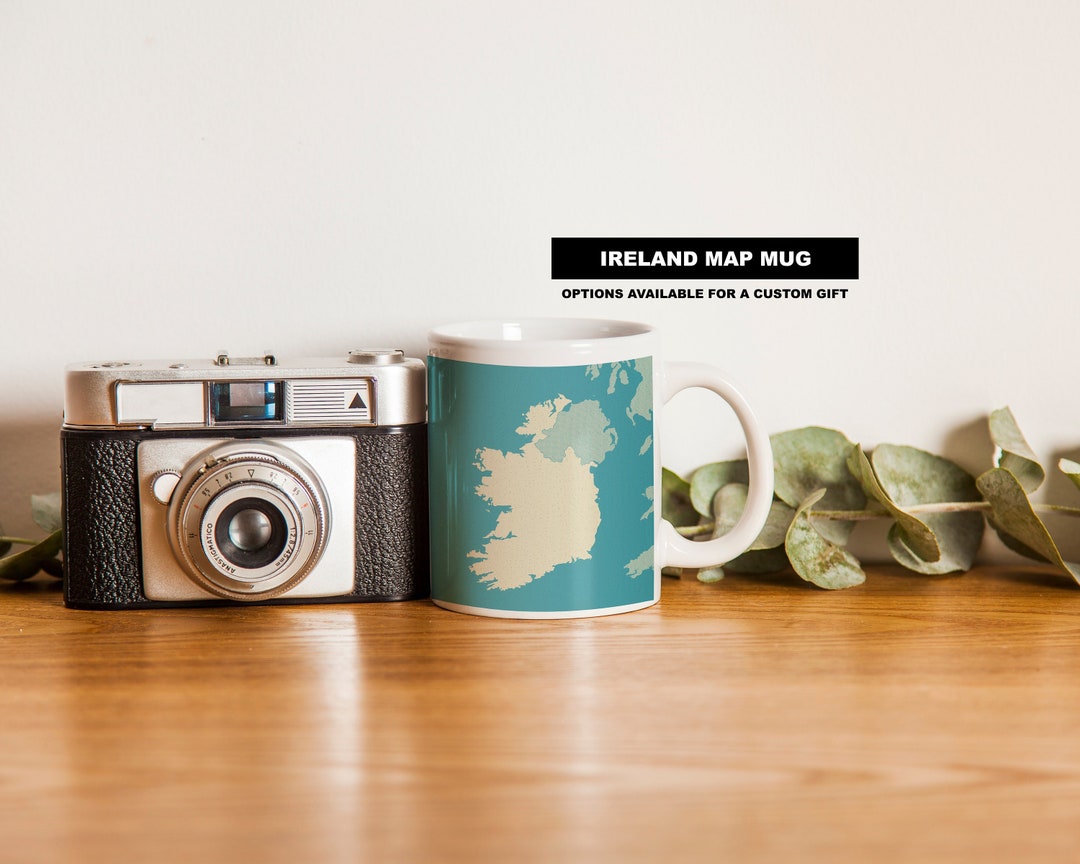 Ireland Mug Map Customisable Made to Order Gift World Map Small Gifts ...