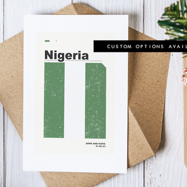 Nigerian Greeting Card - Etsy