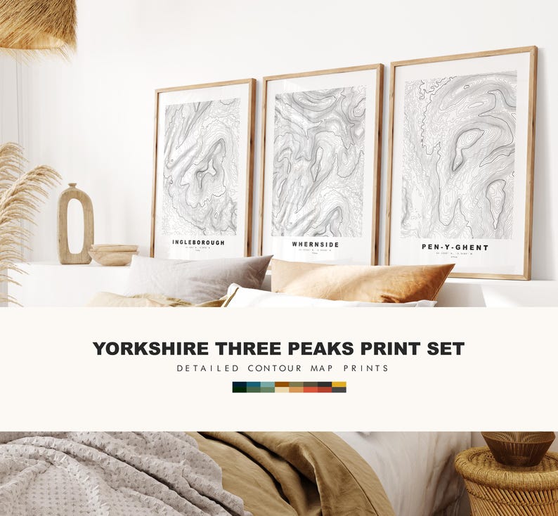 The Calf Print - Contour Map - the Calf Map - Topographic Map - Print ...