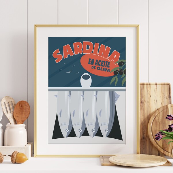 Sardine Print - Etsy UK