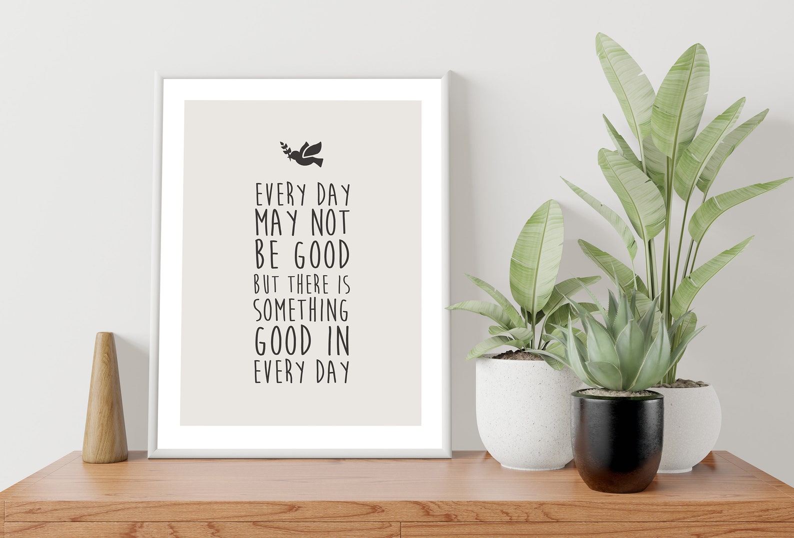 Every Day May Not Be Good Typography Quote Print - Etsy