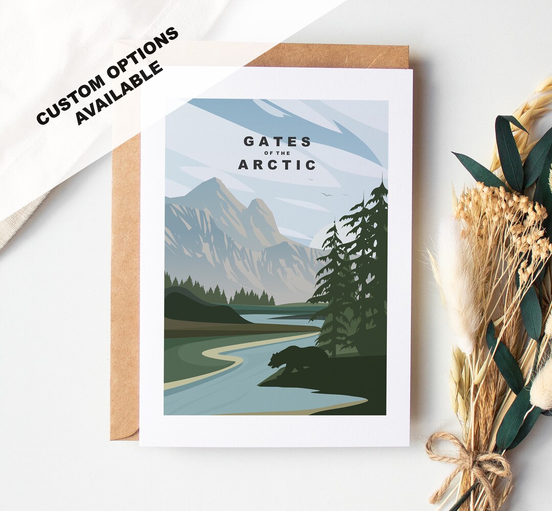 Gates of the Arctic Greeting Card - Gates of the Arctic National Park ...
