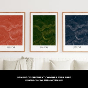 Pike of Stickle Print Contour Map Langdale Pikes Map - Etsy