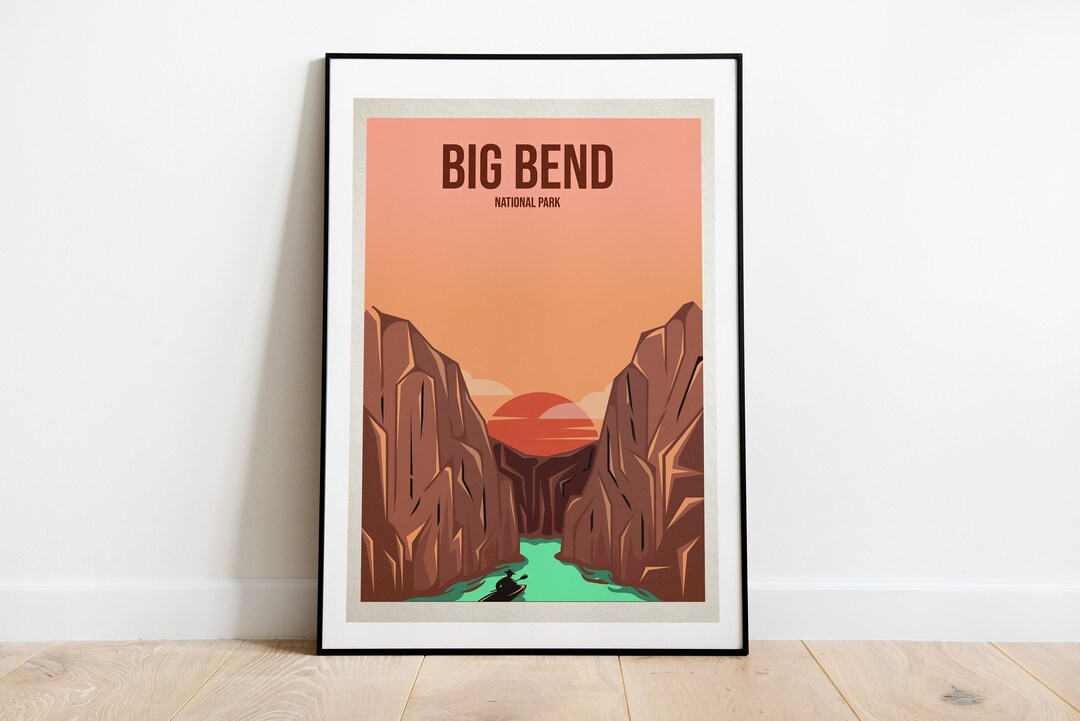 Big Bend National Park US National Park Print Travel - Etsy