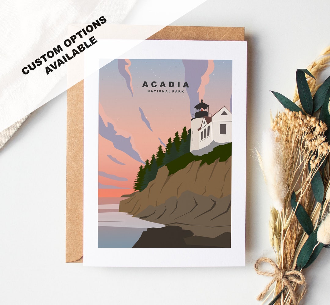 Acadia Greeting Card - Acadia National Park - US National Parks ...
