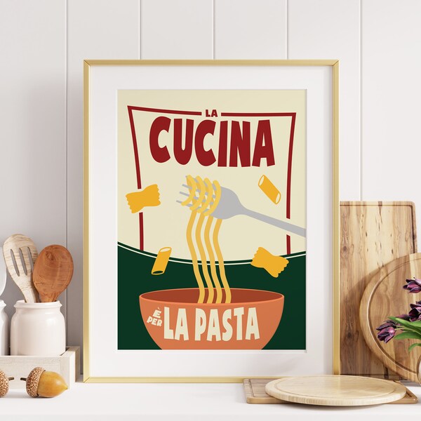 Pasta Poster - Etsy