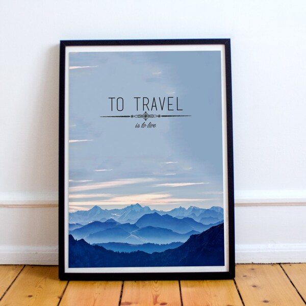 Travel Typography - Etsy