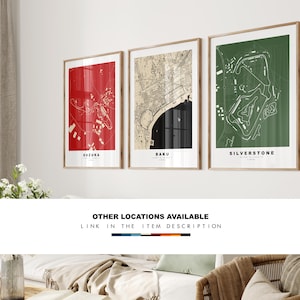 Baku Print - Grand Prix Track Circuit - Gifts for Him - Gift for Dad ...