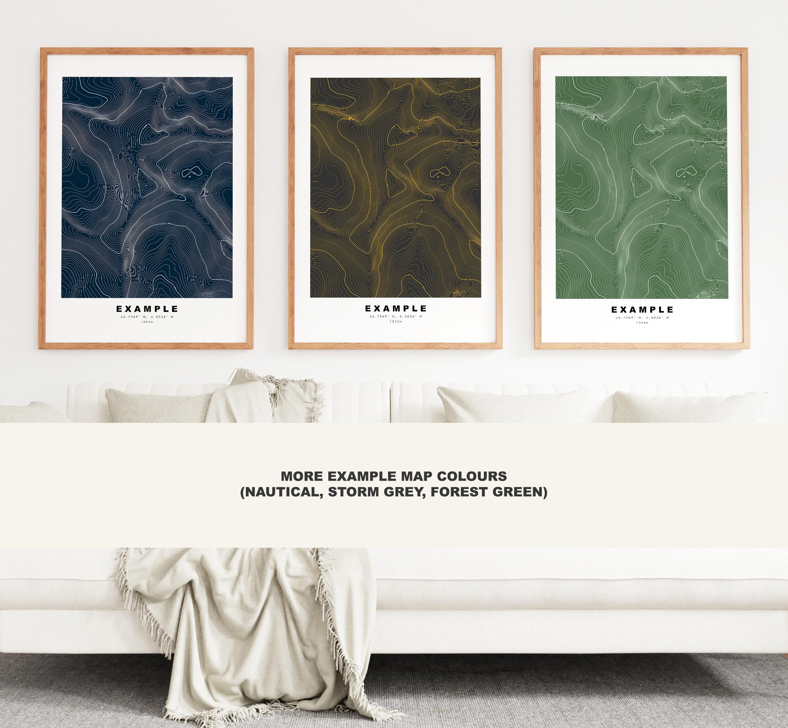 Fuji Map Print - Contour Map Print - Topographic Map - Poster - Wall ...