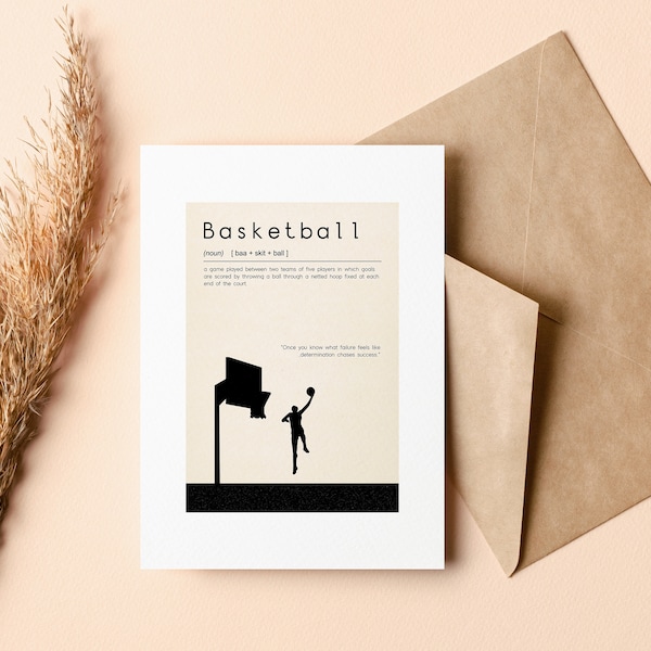 Basketball Card - Etsy