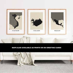 Costa Rica Notebook - A5 or A4 - Map Notebook - Hardcover Journal ...