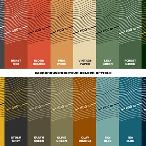 Pike of Stickle Print Contour Map Langdale Pikes Map - Etsy