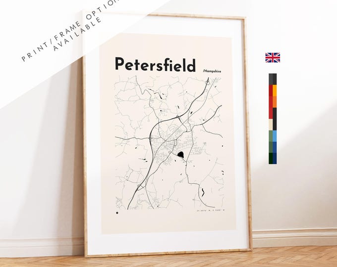 Quality Original Steel Engraving of "environs of Petersfield" 19th ...