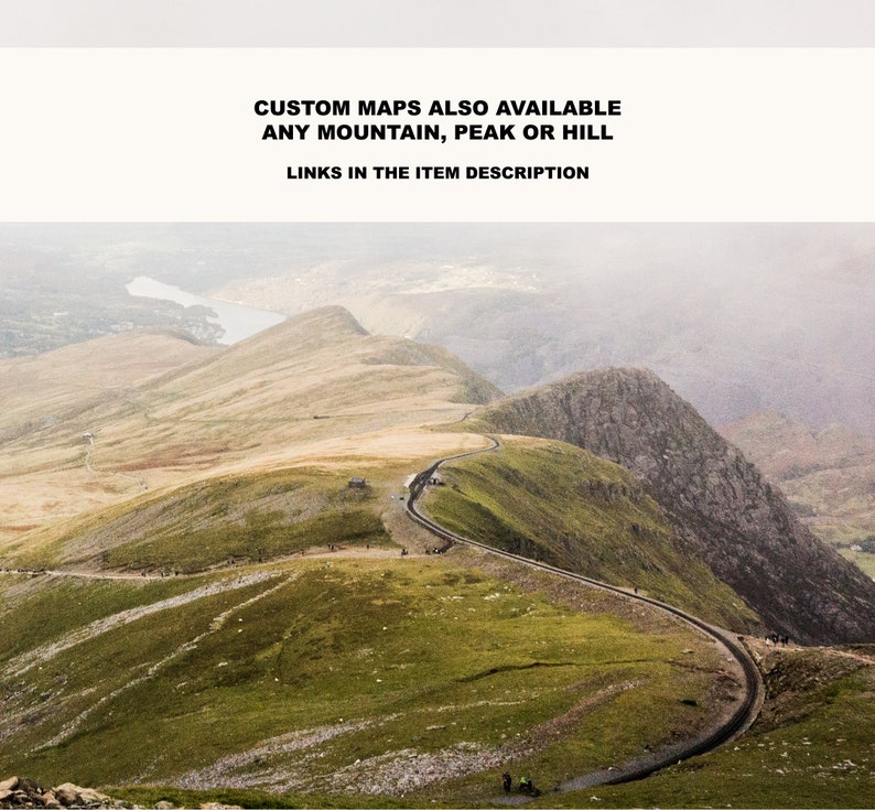 Scottish Three Peaks Print Set X3 - Map Prints - Ben Nevis - Ben Macdui ...