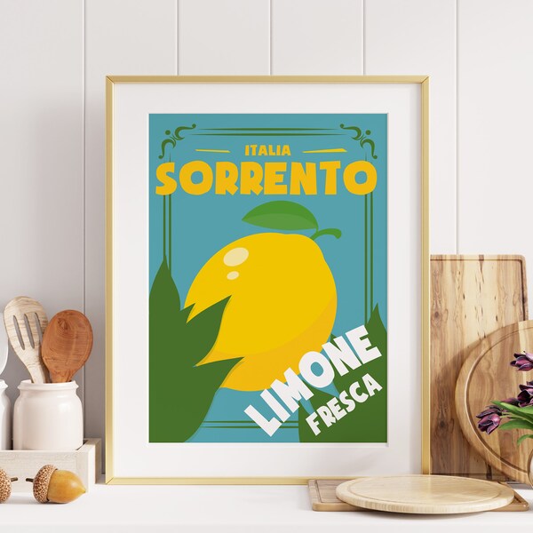 Lemon Print - Etsy