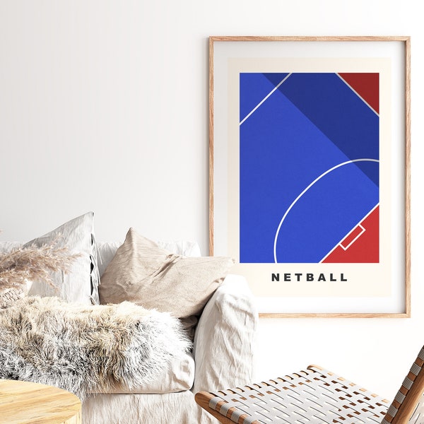 Netball Poster - Etsy UK