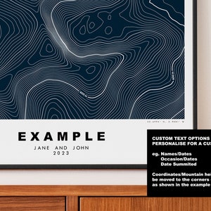 Pike of Stickle Print Contour Map Langdale Pikes Map - Etsy