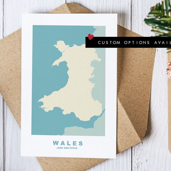Paper Wales Birthday Card - Etsy