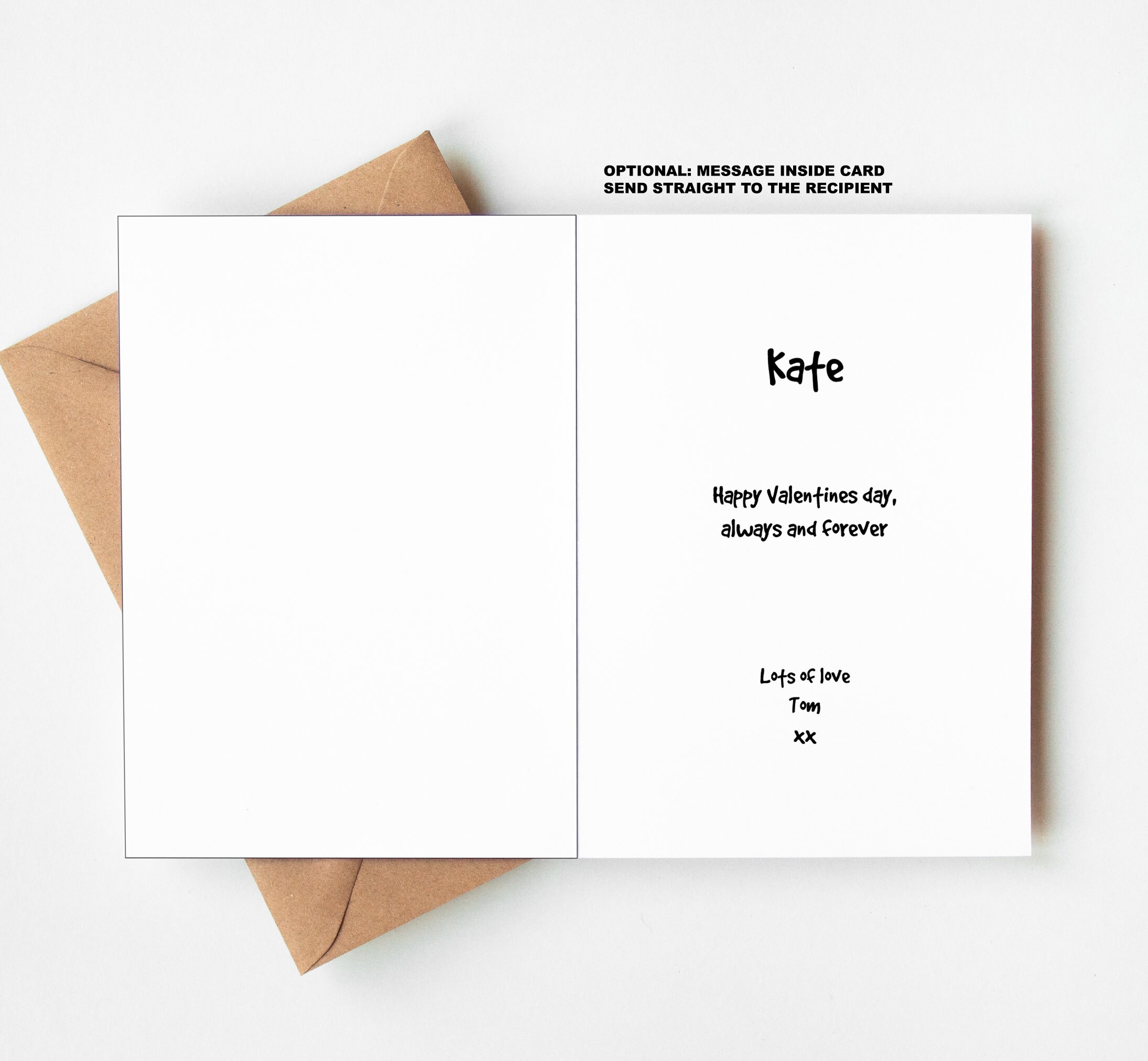 Jeg Elsker Dig - Danish I Love You Card - Custom Text Available - Blank ...