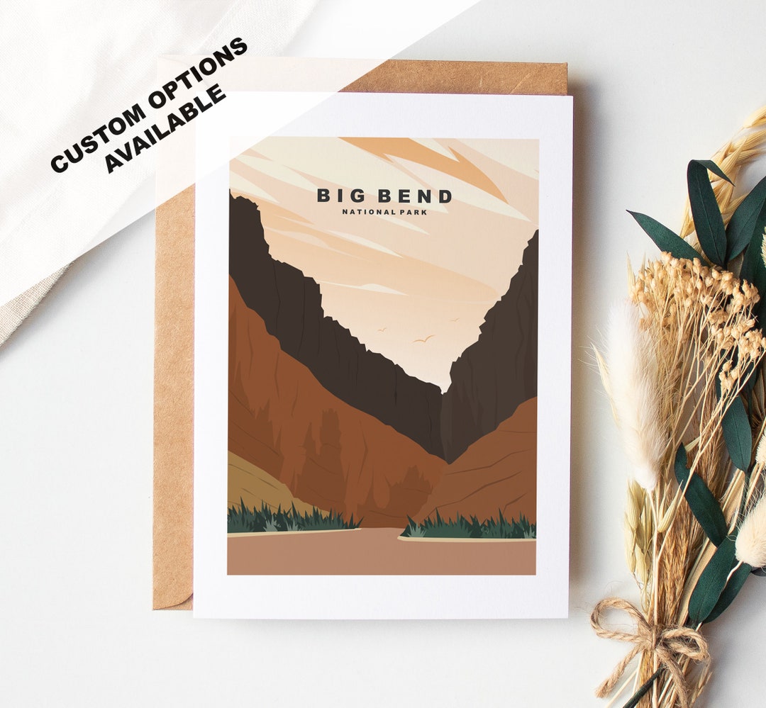 Big Bend Greeting Card - Big Bend National Park - US National Parks ...