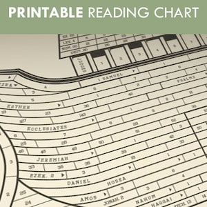 Old Testament Reading Chart - 2016 LDS Seminary - Etsy