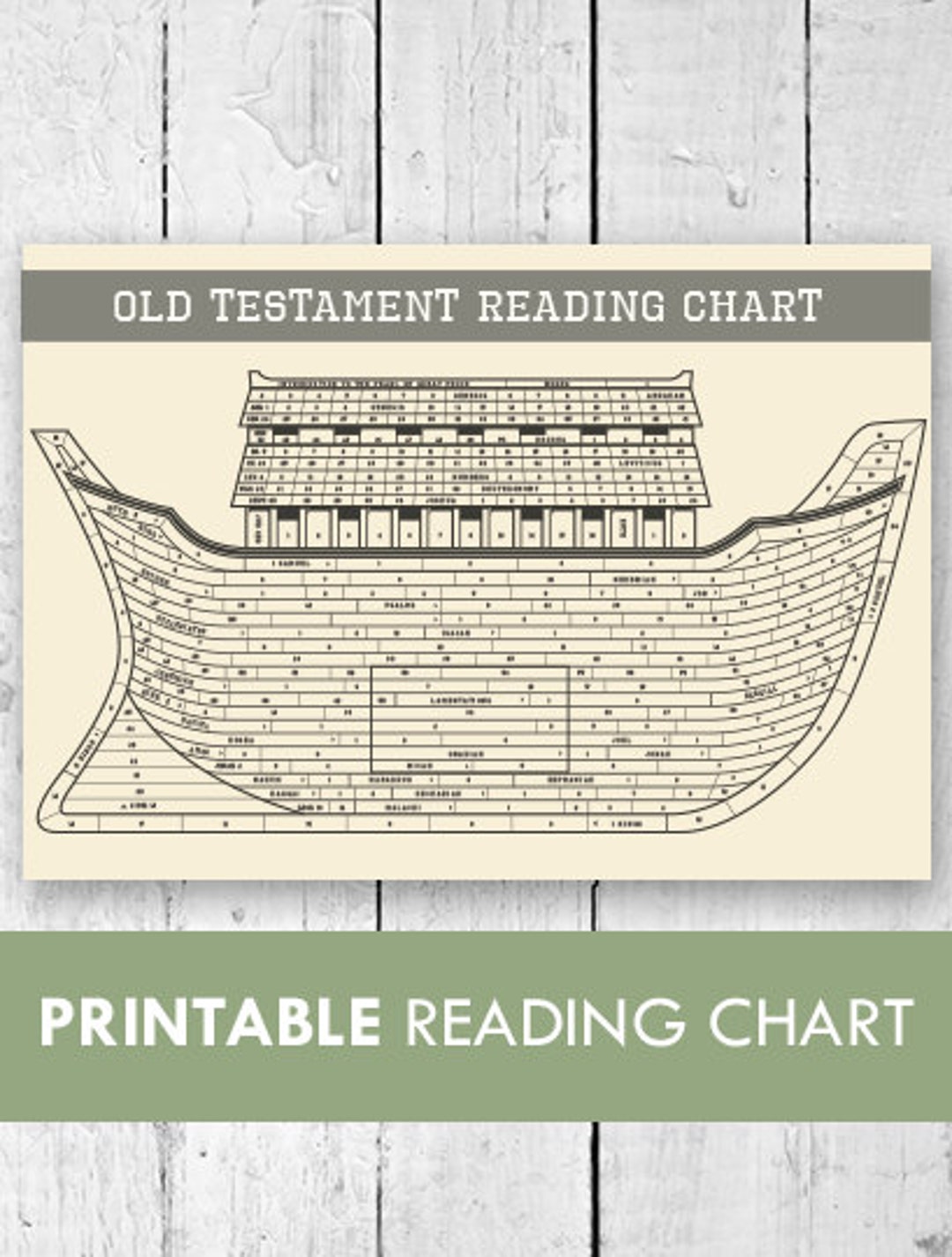 Old Testament Reading Chart - 2016 LDS Seminary - Etsy