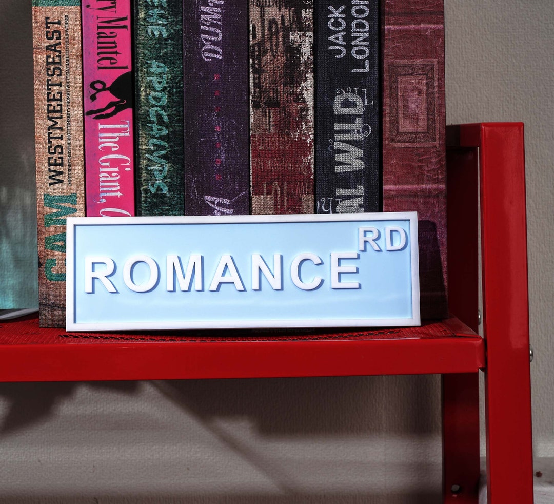 Personalized Library Street Sign, Book Nook Bookshelf Decoration,book ...