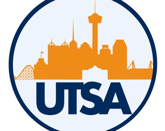 San Antonio Skyline - UTSA Sticker - Etsy
