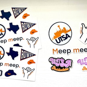 UTSA - Mini Sticker Pack - Etsy