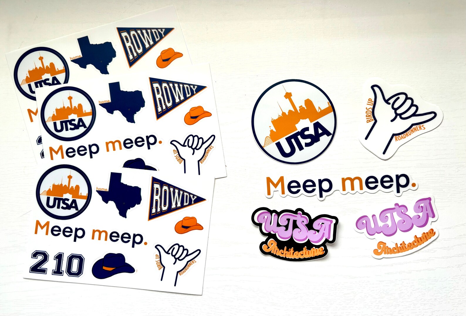 San Antonio Skyline - UTSA Sticker - Etsy