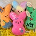 Easter Peeps Bunny Plush, Easter Chicks, Personalized Peeps, Scented ...