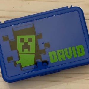 Personalized Creeper Pencil Boxes, Custom Pencil Box, Custom Pencil ...