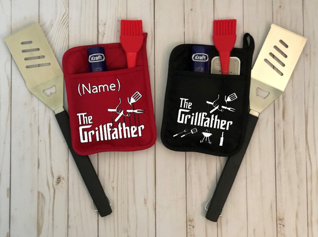 Custom the Grillfather Fathers Day Pot Holders - Etsy