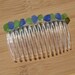 Genuine Cobalt Blue and Kelly Green Sea Glass Hair Comb - Etsy