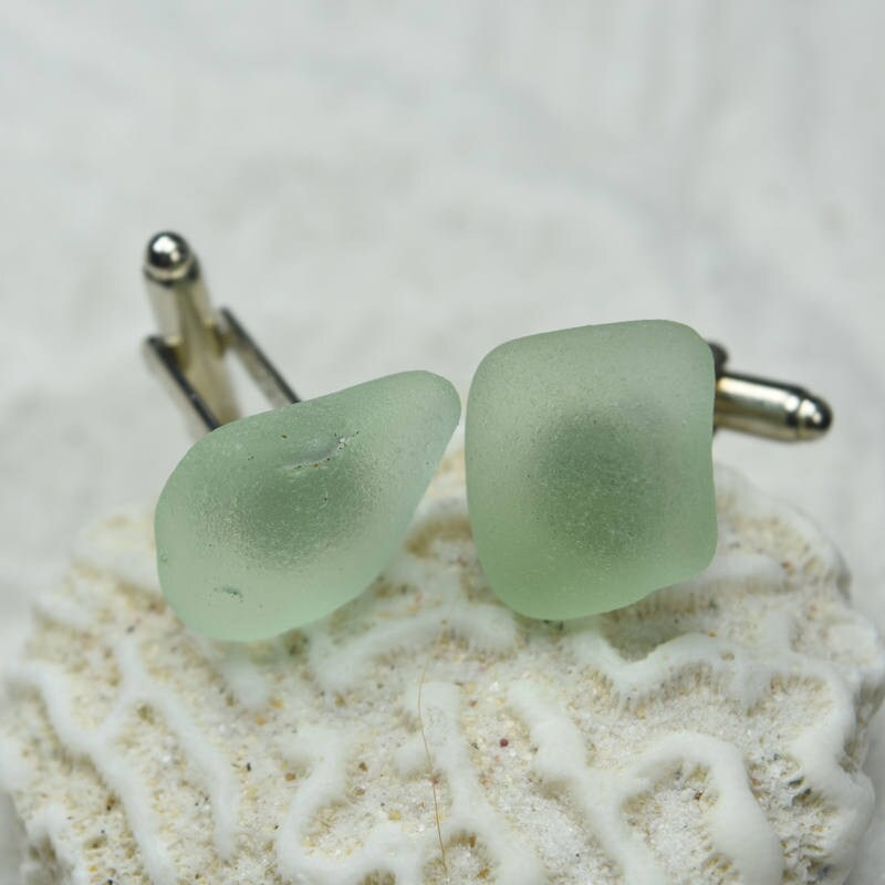 Glass Cufflinks - Etsy