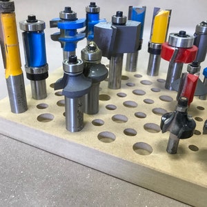 Router/cnc Bit Storage Tray - Etsy