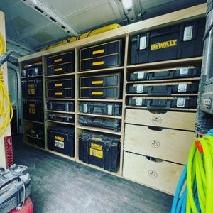 Shop, Van, Trailer Tool System Racking - Milwaukee Packout and Other ...