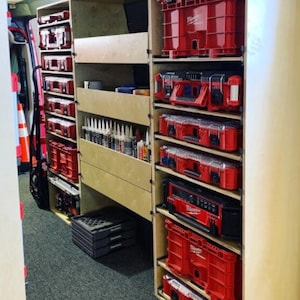 Shop, Van, Trailer Tool System Racking - Milwaukee Packout and Other ...