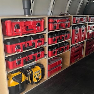 Shop, Van, Trailer Tool System Racking Milwaukee Packout - Etsy