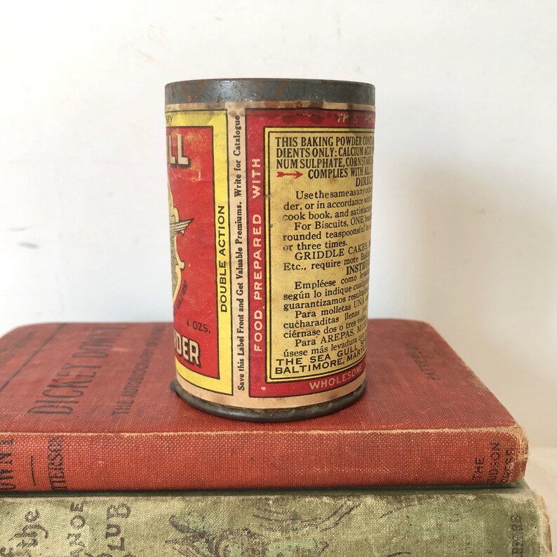 Vintage Sea Gull Baking Powder Container: Rare Collectible Can - Etsy