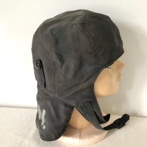 Vintage WWII US Navy Dark Blue Winter Foul Weather Helmet Hat Cap - Etsy