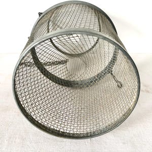 Vintage Minnow Basket Killie Fish Trap Basket Repurpose Fishing Basket ...
