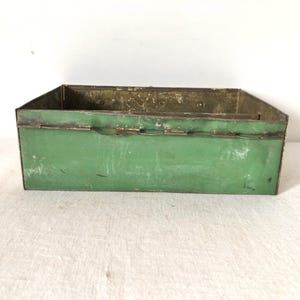 Vintage Industrial Metal Bin Storage Display Box Repurpose Old Box - Etsy