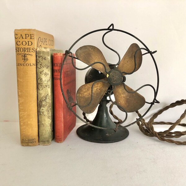 Antique Vintage Brass Fan - Etsy