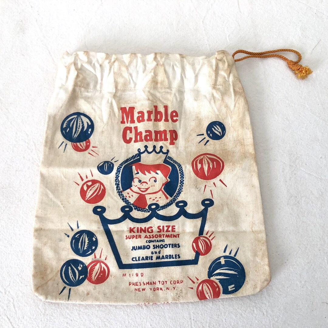 Vintage Marble Bag - Marble Champ King Size Empty Cotton Bag Sack ...