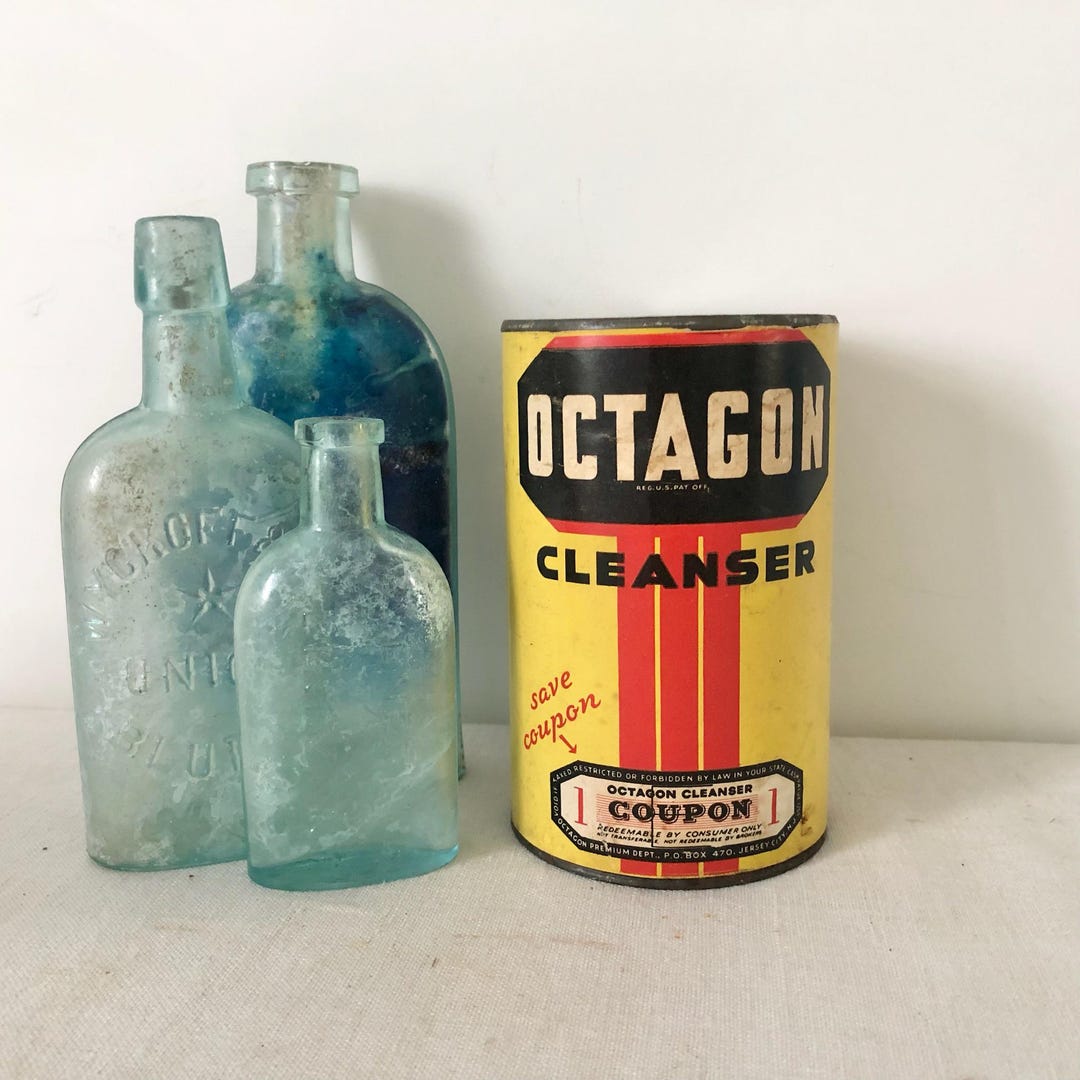 Vintage Octagon Cleanser - Full Unused New Old Stock - Laundry Kitchen ...