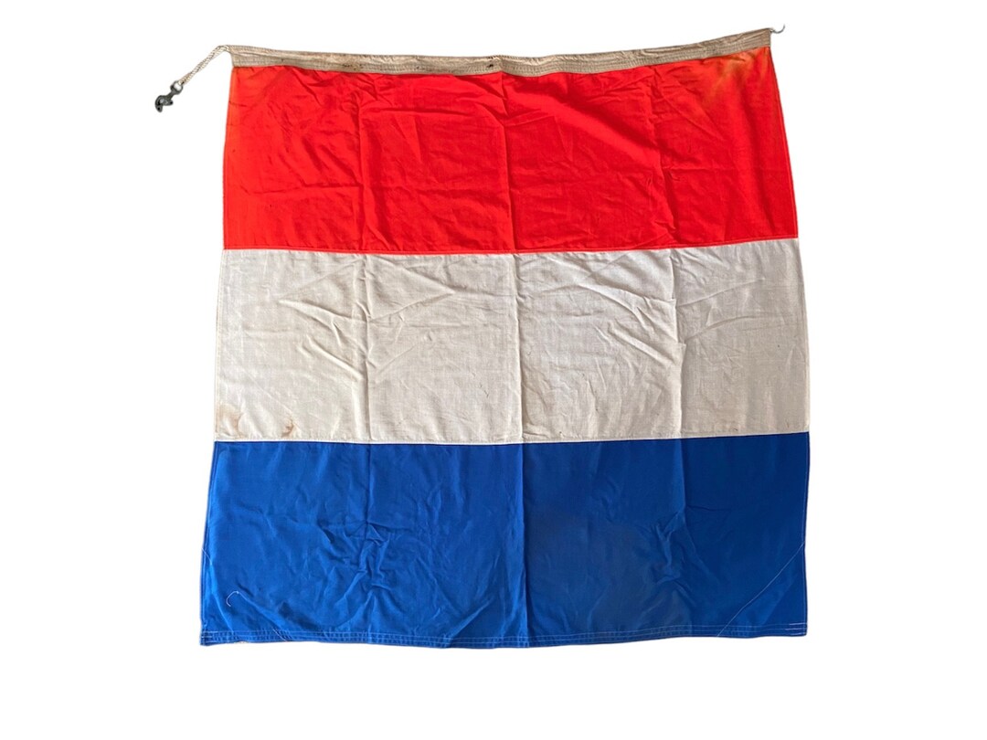 Nautical Flag - Vintage Cotton Large Flag Nautical Letter T Tango ...