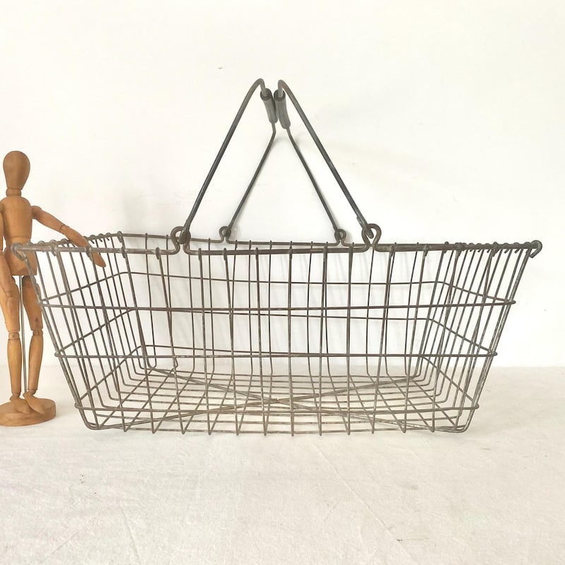Metal Wire Basket - Etsy