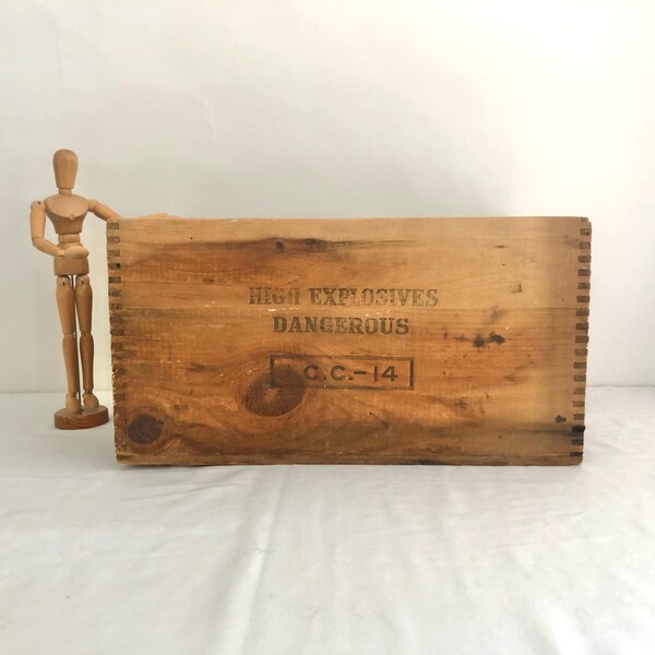 Antique Dynamite Crate - Etsy